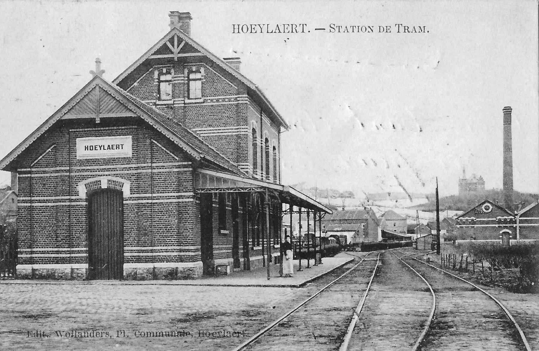 Tramstation – Tramstation met electriciteitscentrale – Hoeilaart Weleer